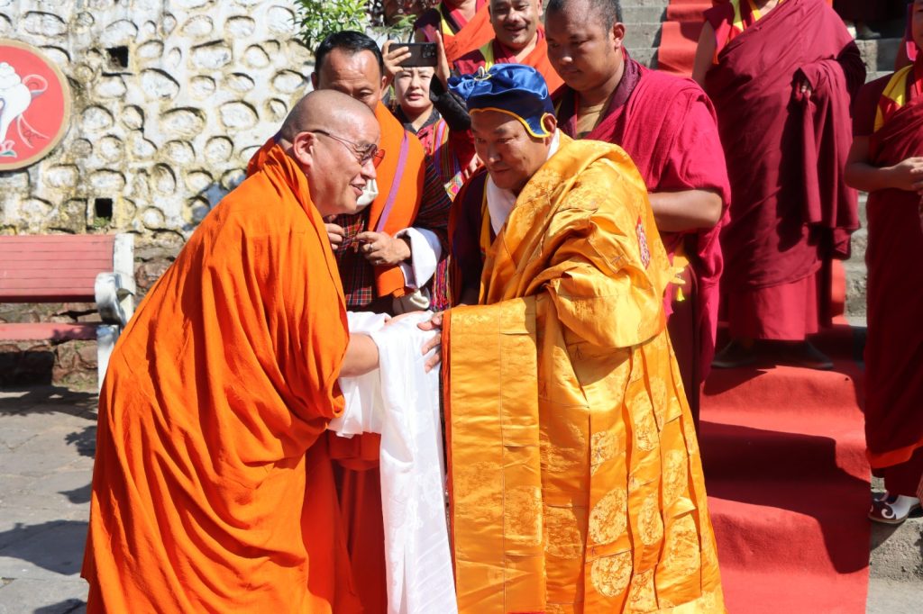 Joining of New Lam Neten at Samtse Rabdey – Samtse Dzongkhag Administration
